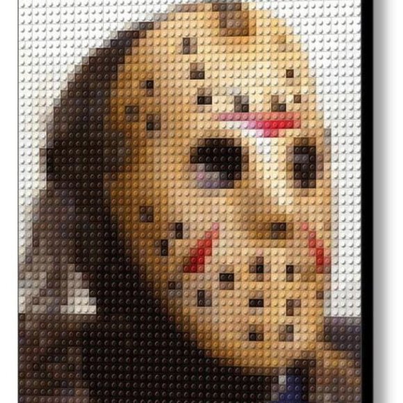 Art | Jason Voorhees Friday The 13th Lego Brick Framed Mosaic Limited ...